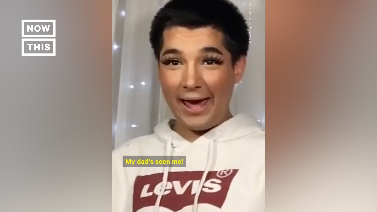 Father’s Sweet Reaction to Son’s Makeup Tutorial #Shorts