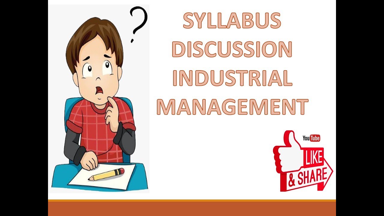 INDUSTRIAL MANAGEMENT SYLLABUS