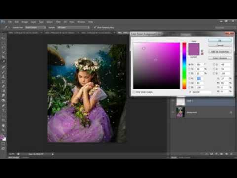 How to use and shape digital fairy wings in fairy portraits pt 1 Photoshop Brushes Tutorial