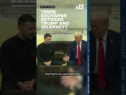 Zelenskyy, Trump engage in tense Oval Office exchange amid mineral deal talks