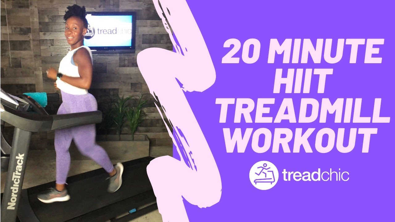 20 Minute HIIT Treadmill Workout. #treadmillworkout #hiit #treadmill #treadmillrunning #sprints