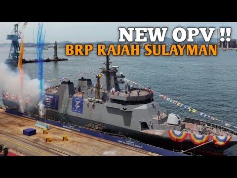 Philippine Navy launches first-in-class OPV BRP Rajah Sulayman in South Korea