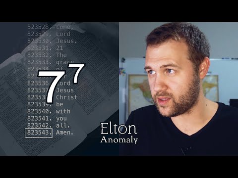 The Elton Anomaly 7^7 | We Counted the Entire Bible 🤯