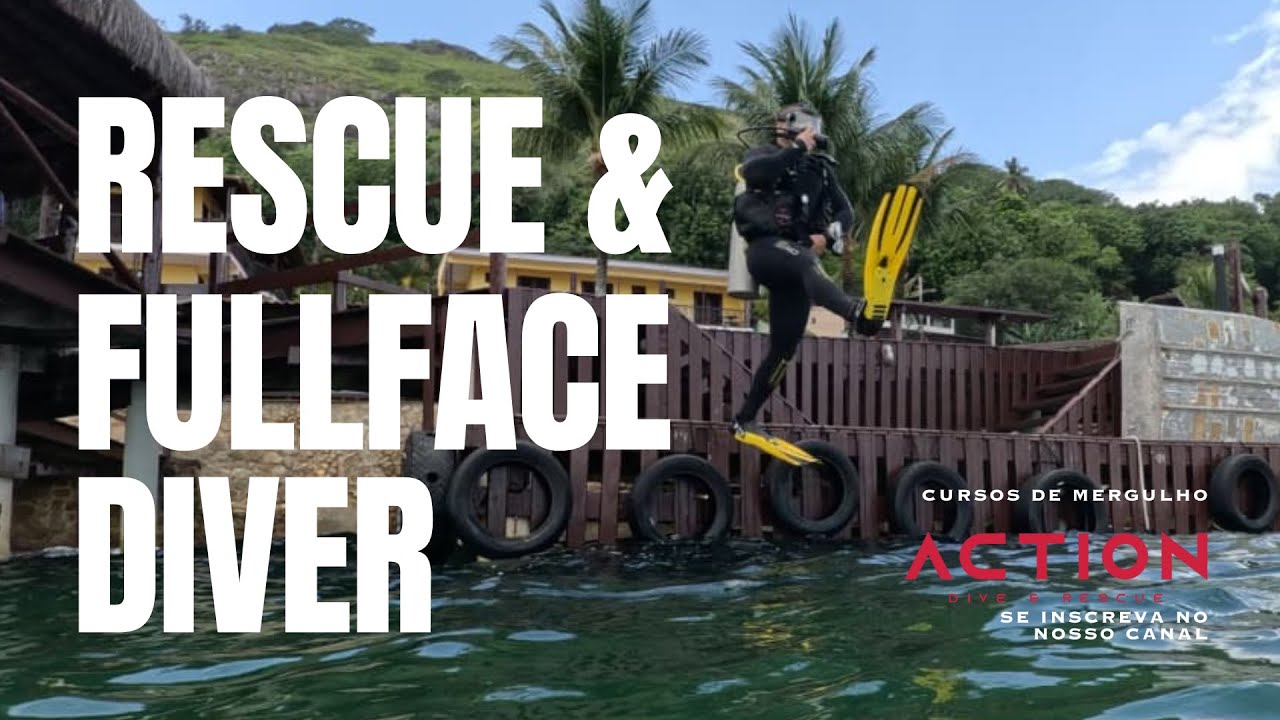 Curso de mergulho: Fullface e Rescue Diver