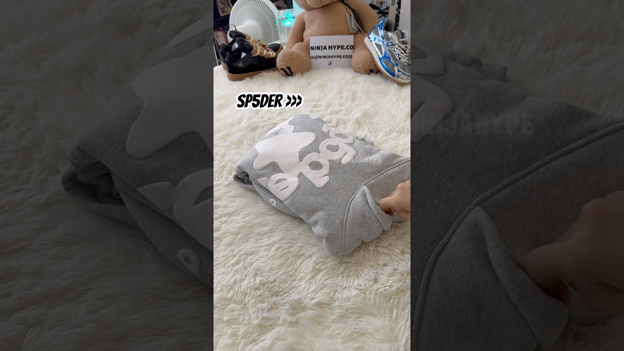 This Sp5der Gray Hoodie is TOO HARD 🔥🔥 | Cop form Ninjahype #ninjahype #streetwear #fashiontrends