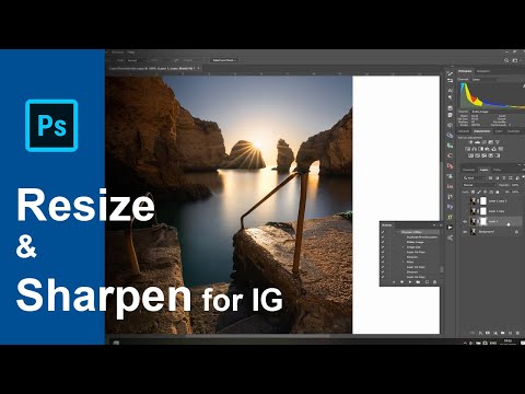 Resize and Sharpen Photos for Instagram | Photoshop Tutorial