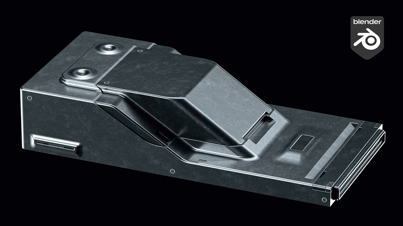 Blender Hard Surface Modeling TUTORIAL - Complex Shapes & Designs