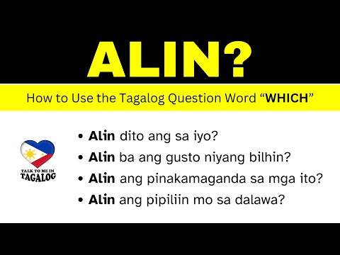 ALIN - How to Use WHICH in Filipino | Learn Filipino (Tagalog) Grammar | English Speaking Course