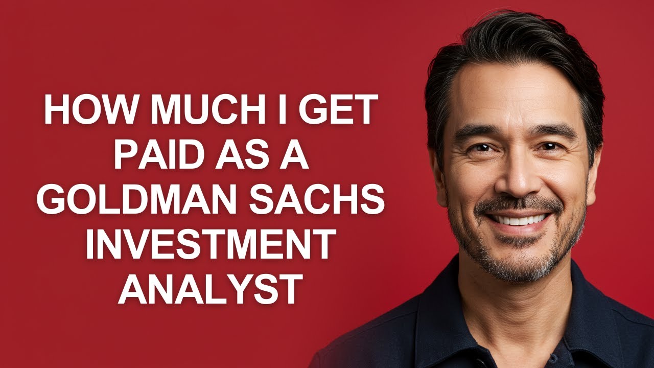 How Much I Get Paid as a Goldman Sachs Investment Analyst - KevinHowTo