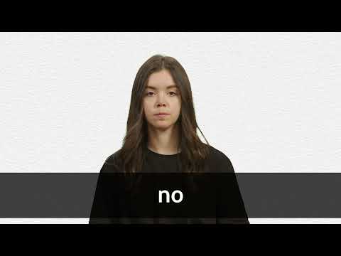 English Translation of “NO” | Collins Spanish-English Dictionary