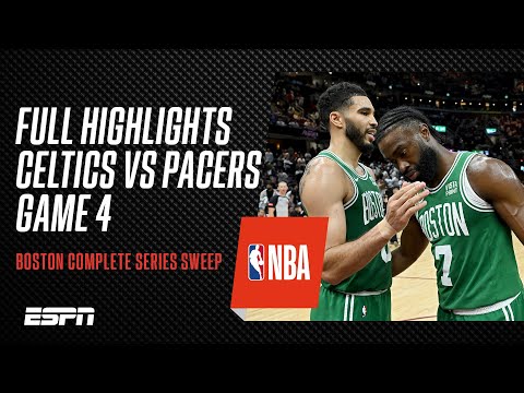 #CELTICS SWEEP π§Ή #PACERS! GAME 4 HIGHLIGHTS: Boston Celtics vs Indiana Pacers | EC Finals #NBA