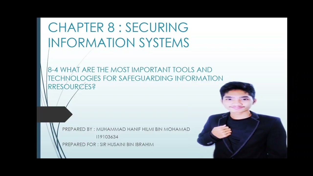 CHAPTER 8 SECURING INFORMATION SYSTEMS SUBTOPIC 8.4