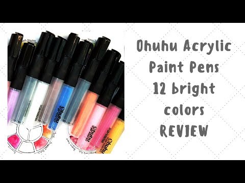 Ohuru Acrylic Paint Markers Review