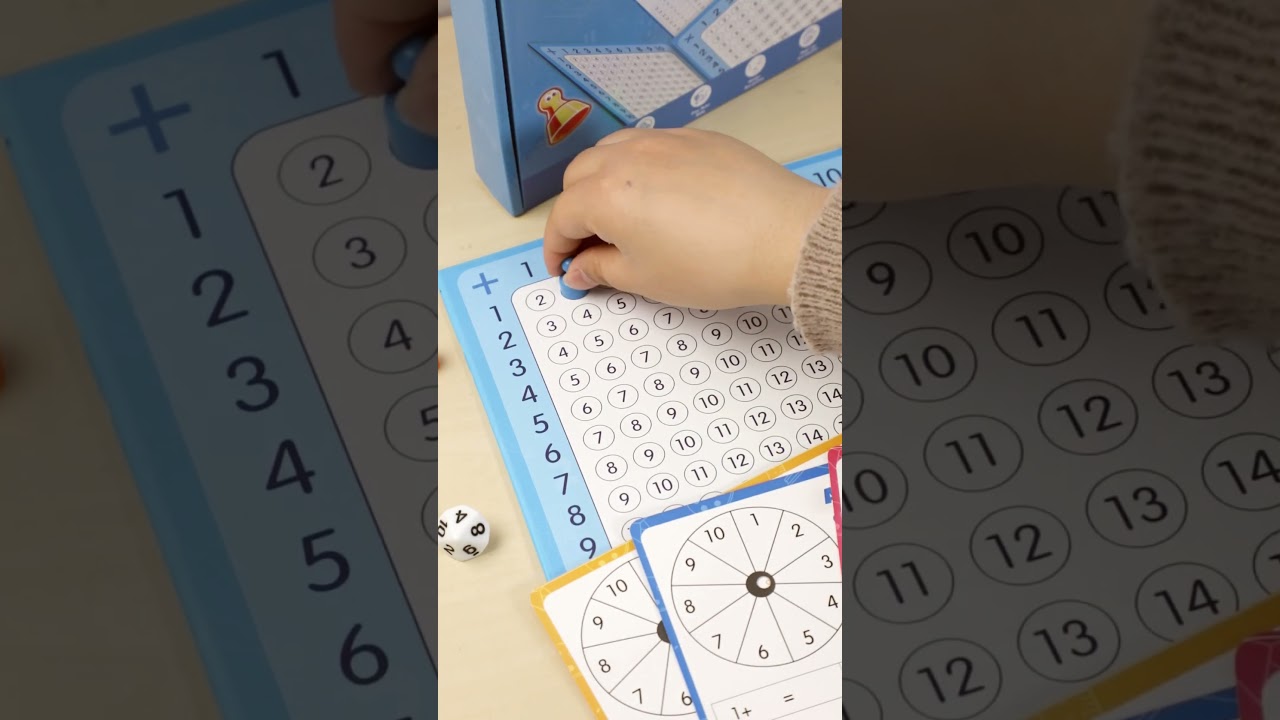 🎲 Fun & Interactive Magnetic Math Game for Kids! 🧮✨ | D-FantiX Addition & Multiplication Board