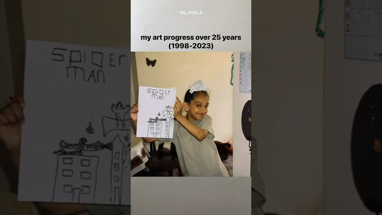 My Art Progress from Age 3 to Age 29 #art #drawing #progress #viral