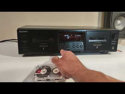 Sony TC-WE475 Dual Cassette Deck - Refreshed | Reverb