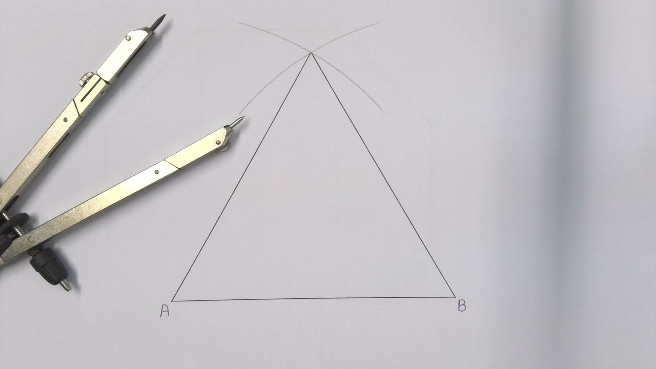 How to construct an equilateral triangle