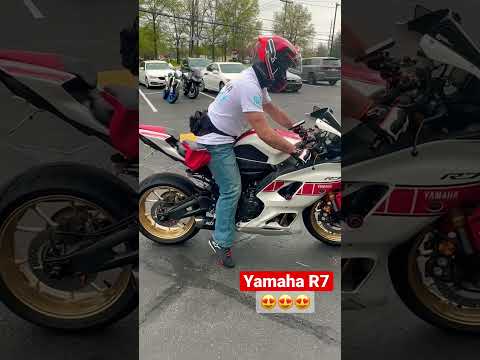 Yamaha R7 πππ exhaust sound π« π«£#yamaha #r7 #riders #engine #enginesound #sportsbike #superbike