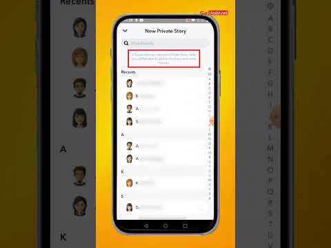 How to Make a Private Story on Snapchat 2023 #shorts #snapchat