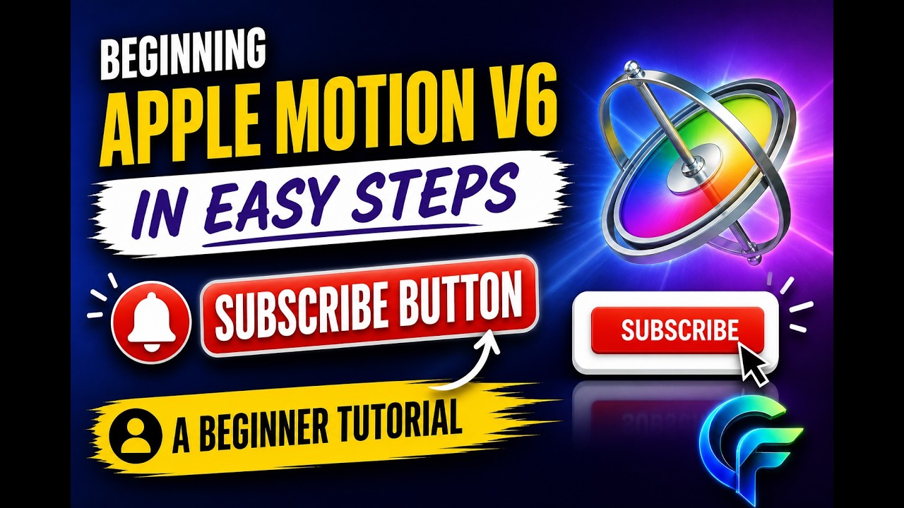 Beginning Motion V6 in Easy Steps   Subscribe Button   A Beginner Tutorial