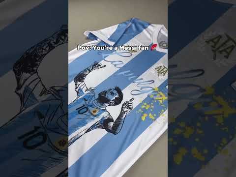 Pov you’re a Messi fan ☠️ , Link in bio for cheap jersey’s #messi #futbol #footballjersey #lapulga
