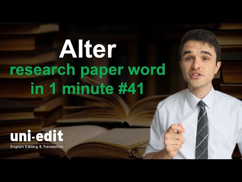 ALTER definition, ALTER in a sentence, ALTER pronunciation, ALTER meaning