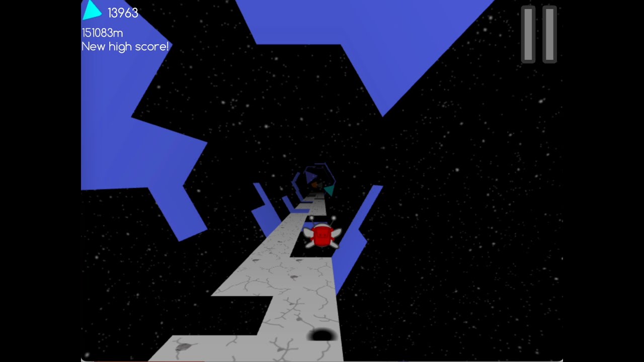 run 3 infinite mode 175806m (world record)