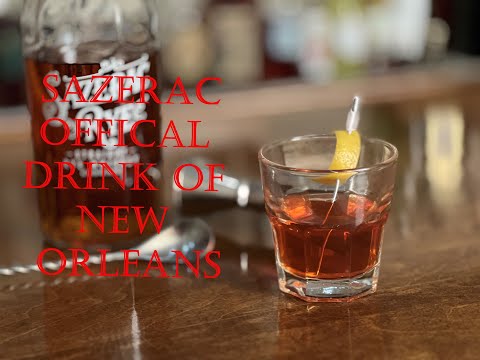 Making the Sazerac, The official cocktail of New Orleans