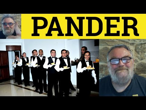 🔵 Pander To Meaning - Pander To Examples - Pander To Definition - English Vocabulary - Pander To