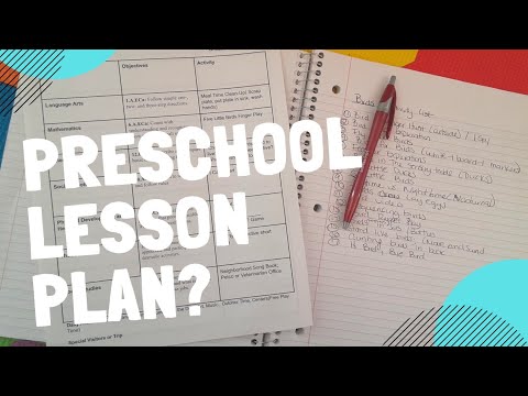How to Create A Preschool Lesson Plan in 7 minutes?