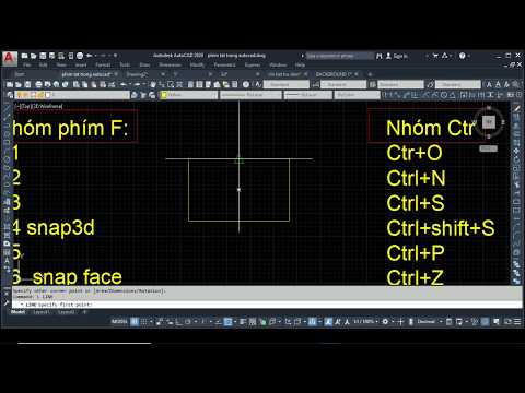 ĐỂ VẼ AUTOCAD NHANH HƠN CẦN NHỚ NHỮNG PHÍM TẮT SAU ĐÂY