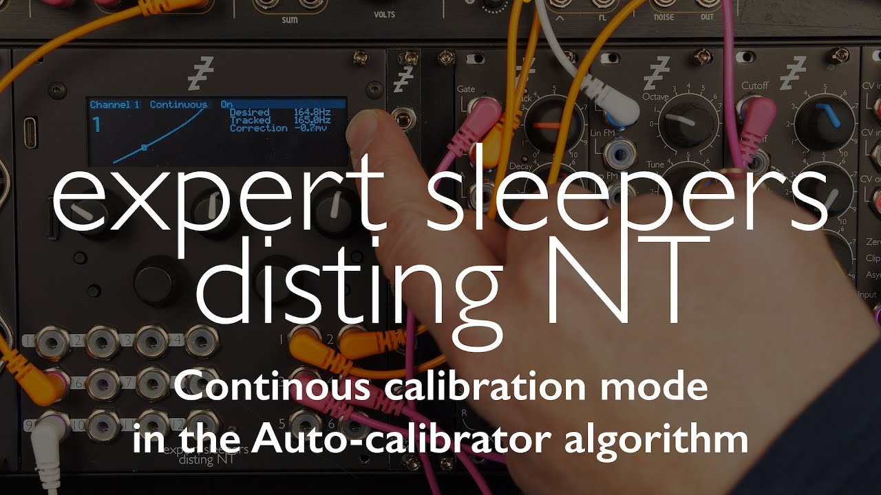 disting NT - Continuous calibration mode in the Auto-calibrator algorithm