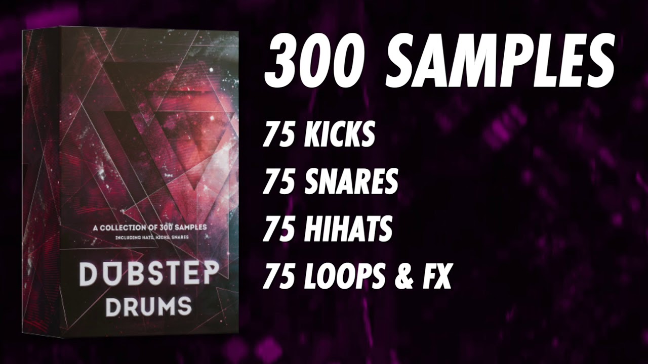 Dubstep Drums - The Ultimate Dubstep Drums Sample Pack with 300 Samples (only €9!?)