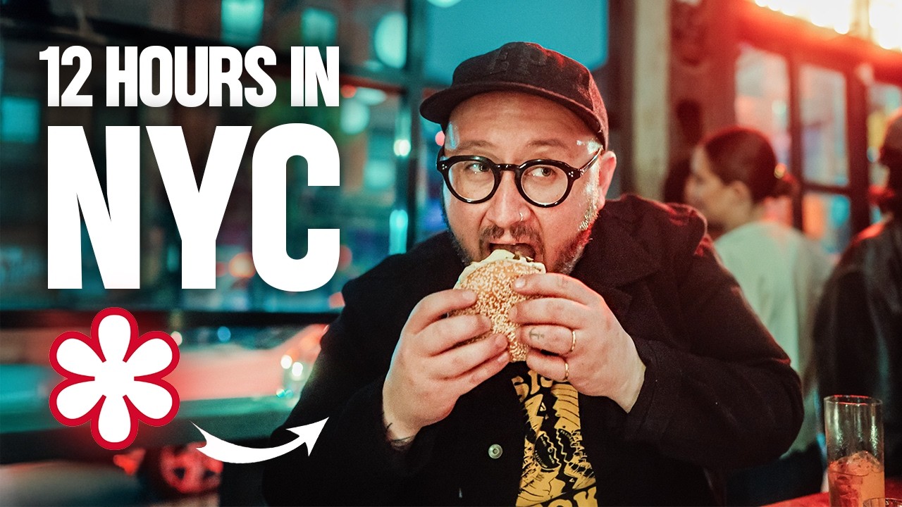 12HRS in New York City - A Michelin Chef Shows Us Where He Eats ft. Bar Kabawa, Chez Fifi, Penny...