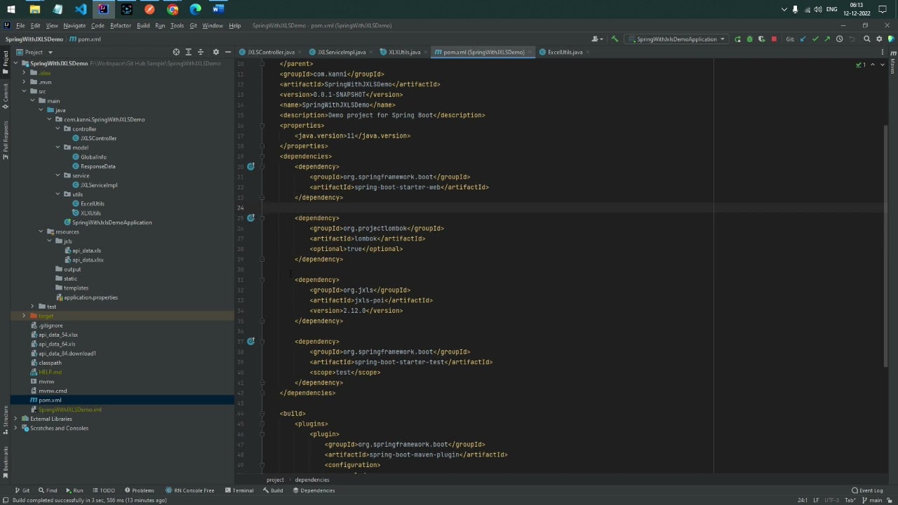 Sample JXLS with Spring Boot