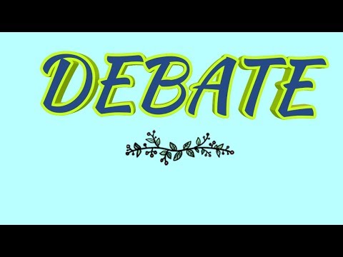 "DEBATE" pronunciation and meaning in English & Hindi