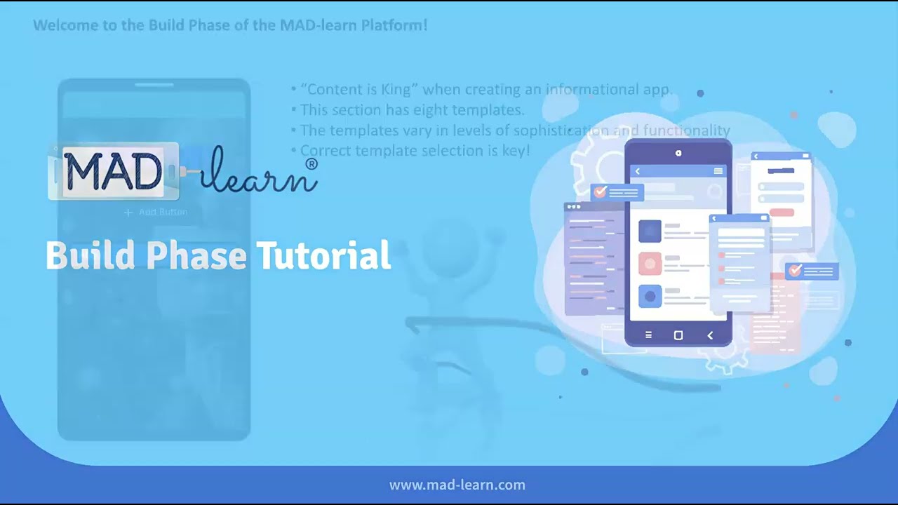 MAD-learn Build Phase