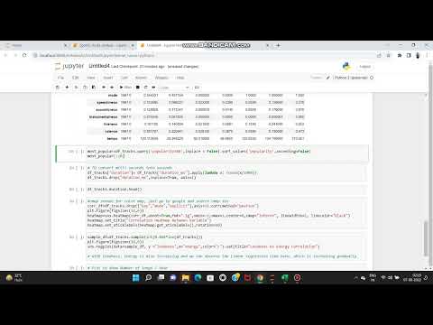 Spotify Data Analysis in 2 minutes - Python Project - Exploratory Data Analysis in Python (EDA)(ML)