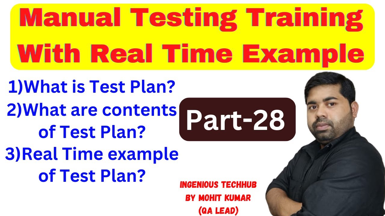 Manual Testing Tutorial With Real Time Examples Part-28