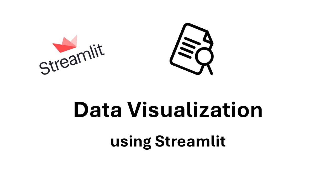 Interactive data visualization web app using Streamlit