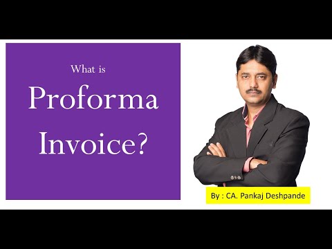 What is Proforma Invoice? | Proforma Invoice क्या है? |Types of Invoices.