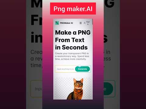 AI Text-to-png Maker AI Tool | pngmaker AI