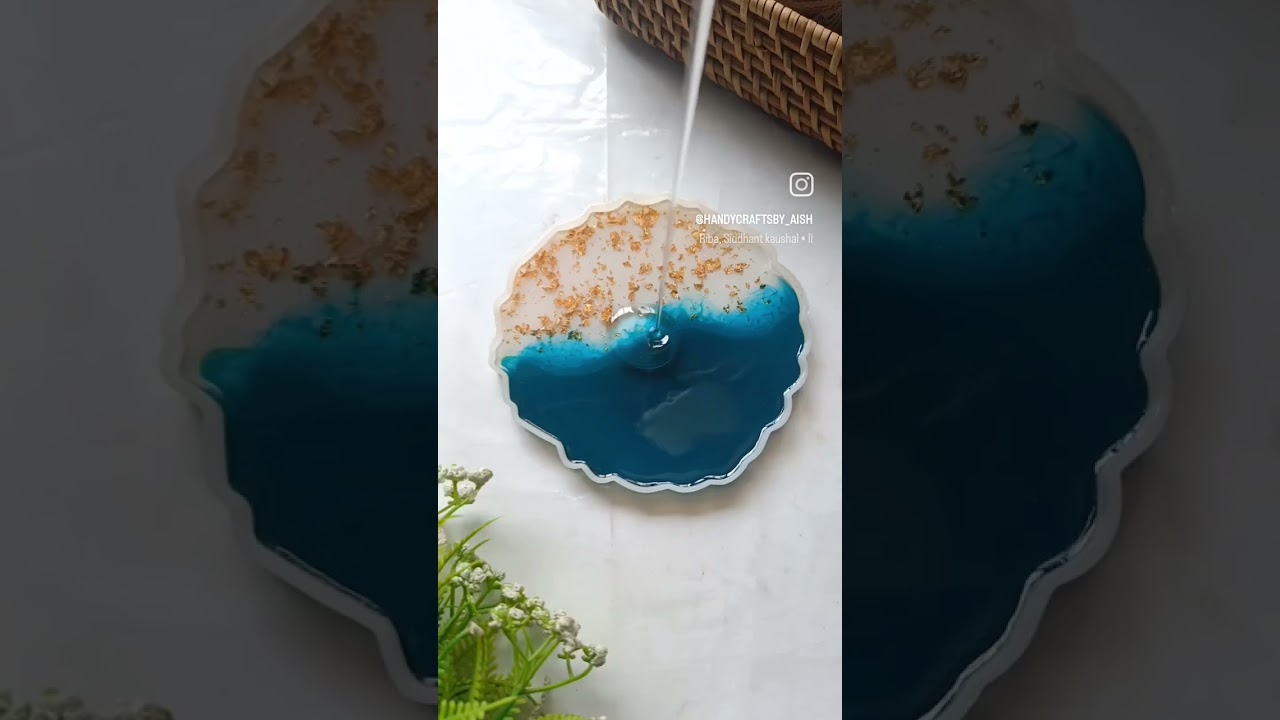 Resin Coasters | Coaster set #resin#coaster #coasterset #handmade #smallbusiness #resinart #coaster