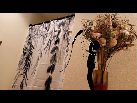 Amazer Shower Rod & Riyidecor Shower Curtain Review | How To Install A Shower Curtain