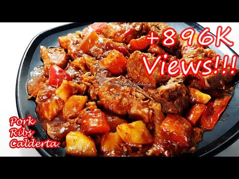 YUMMY PORK RIBS CALDERETA | EASIEST PORK RIBS CALDERETA RECIPE!!!