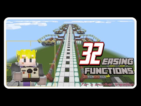32 Easing Functions you can use in your Camera Commands | Minecraft Bedrock