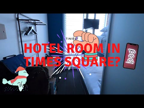 Smallest Hotel Room in Times Square? - Pod Hotel USA - New York City Vlog 2021