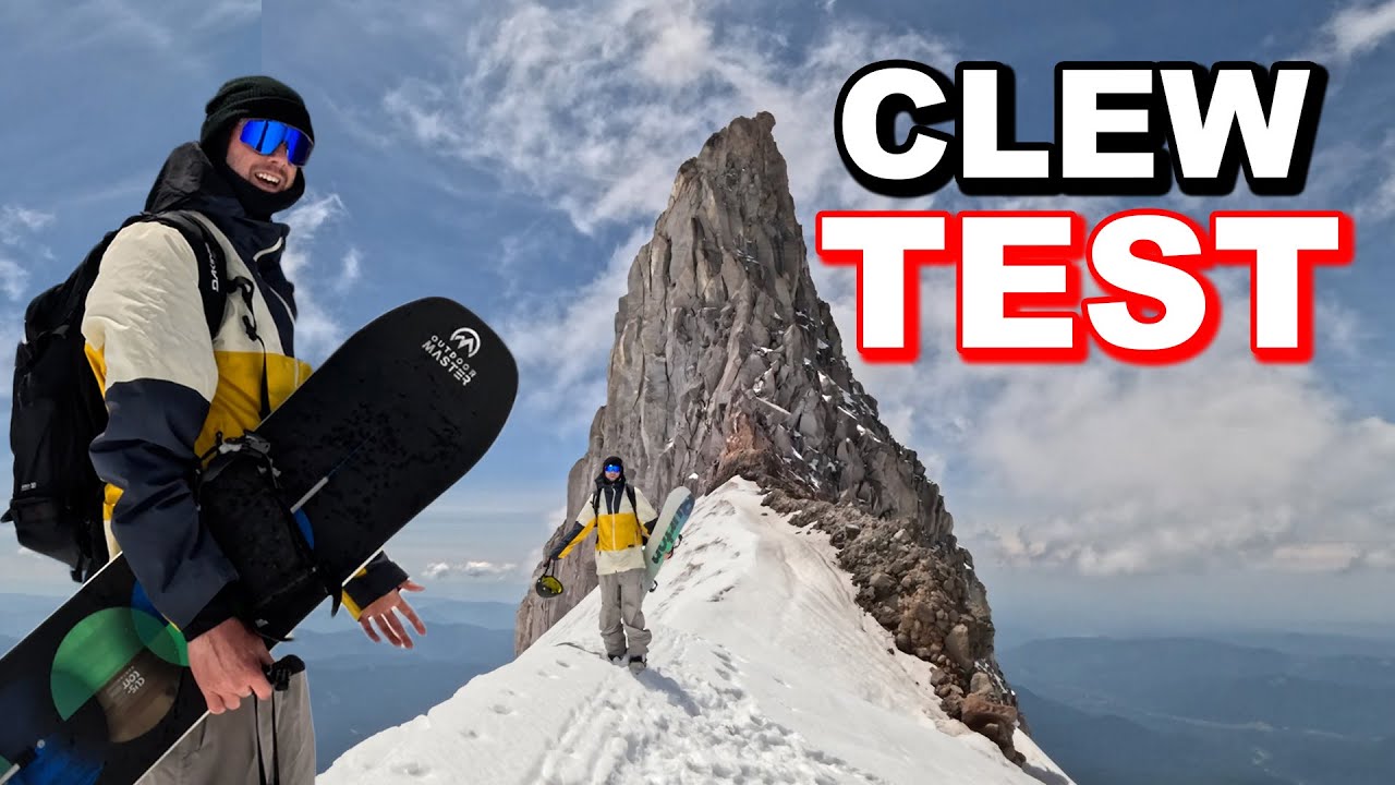 Testing the Clew Snowboard Bindings on the Mountain