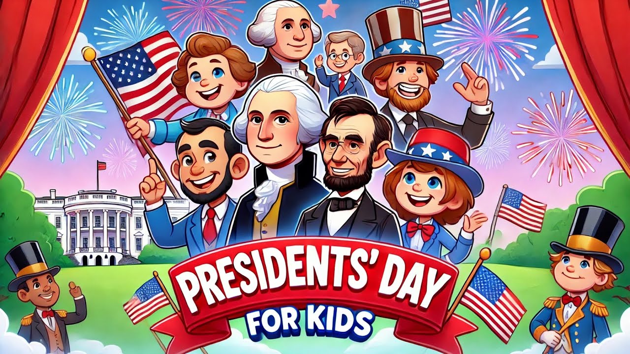 Presidents’ Day for Kids | Fun Facts & History of U.S. Presidents!