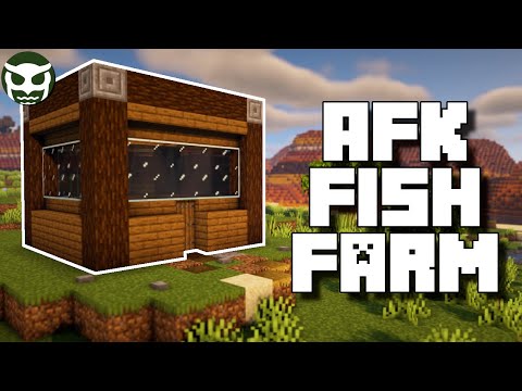 Minecraft: AFK Fish Farm | Tutorial (NO AUTO CLICKER!) (1.16+)